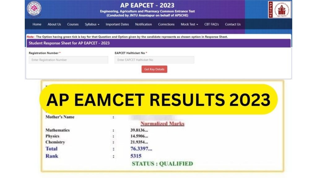 AP EAMCET 2023 Result out @ cets.apsche.ap.gov.in; Direct link here ...