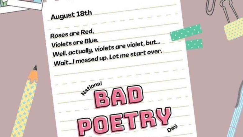 National Bad Poetry Day: Wishes, Quotes, Greetings, and Messages ...