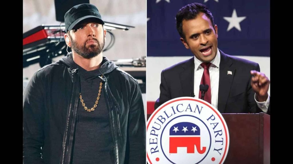 Eminem vs. Vivek Ramaswamy: The Battle of Beats and Beliefs - Eduvast.com