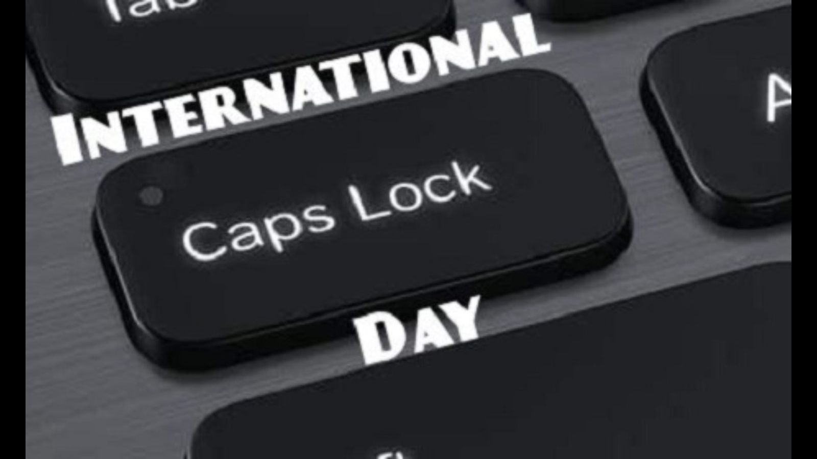 International Caps Lock Day 2023: Date, History, Significance, Facts ...